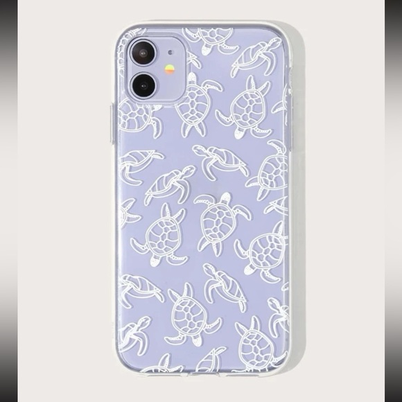SHEIN | Accessories | Clear Turtle Print Iphone 5 Case | Poshmark
